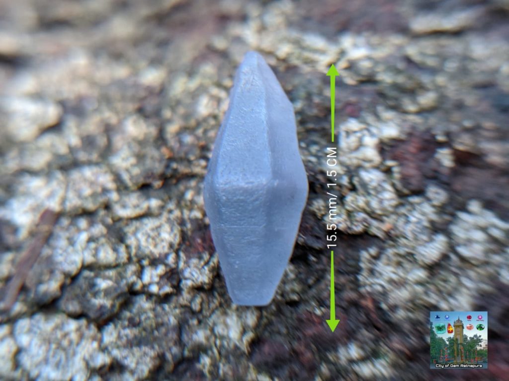 Ceylon Natural Terminated Sapphire Crystals with Twin Crystals