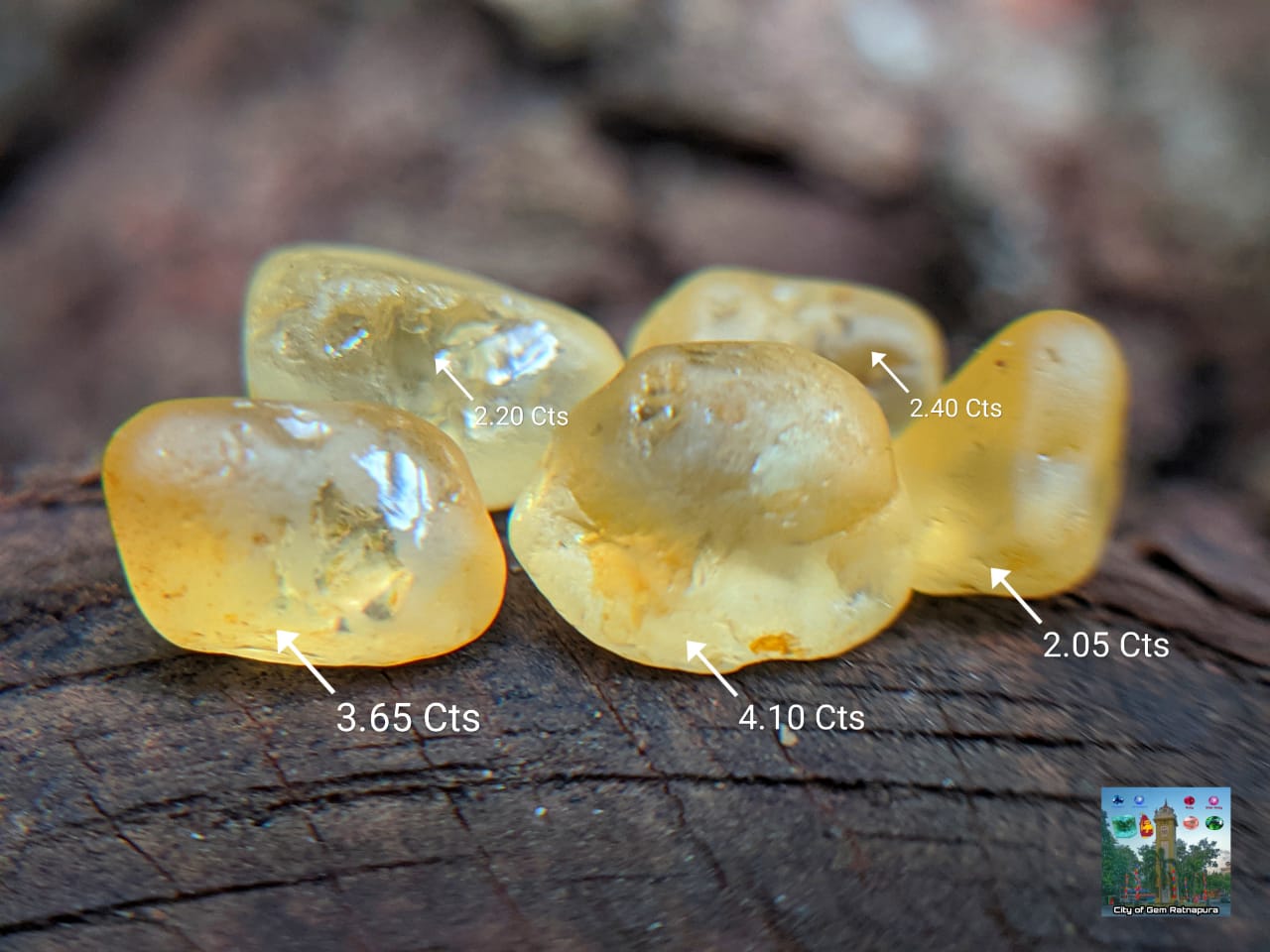 Natural Ceylon Sapphire Faceted Gemstones Collection