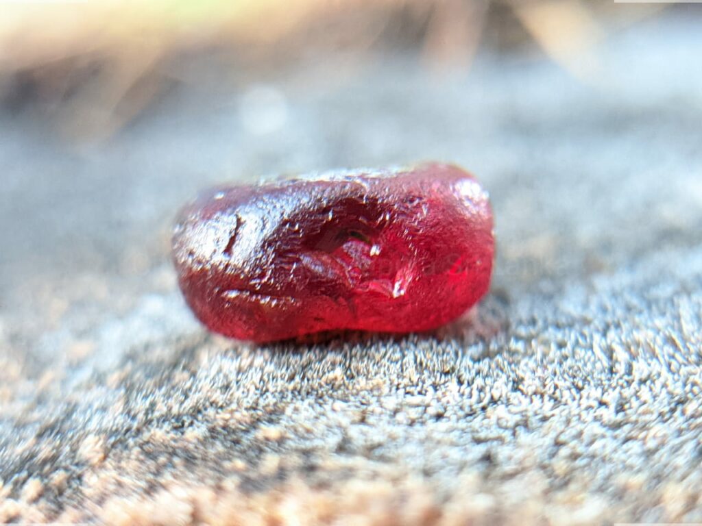 CEYLON NATURAL (ALMANDINE) SPESSARTITE GARNET ROUGH GEMSTONE ( SRI ...