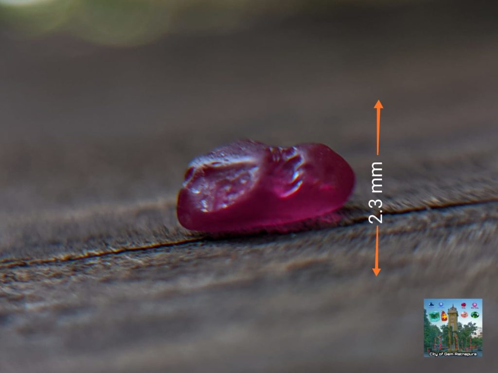 Ceylon Natural Ruby & Padparadscha Sapphire Rough Gemstones ( Sri ...