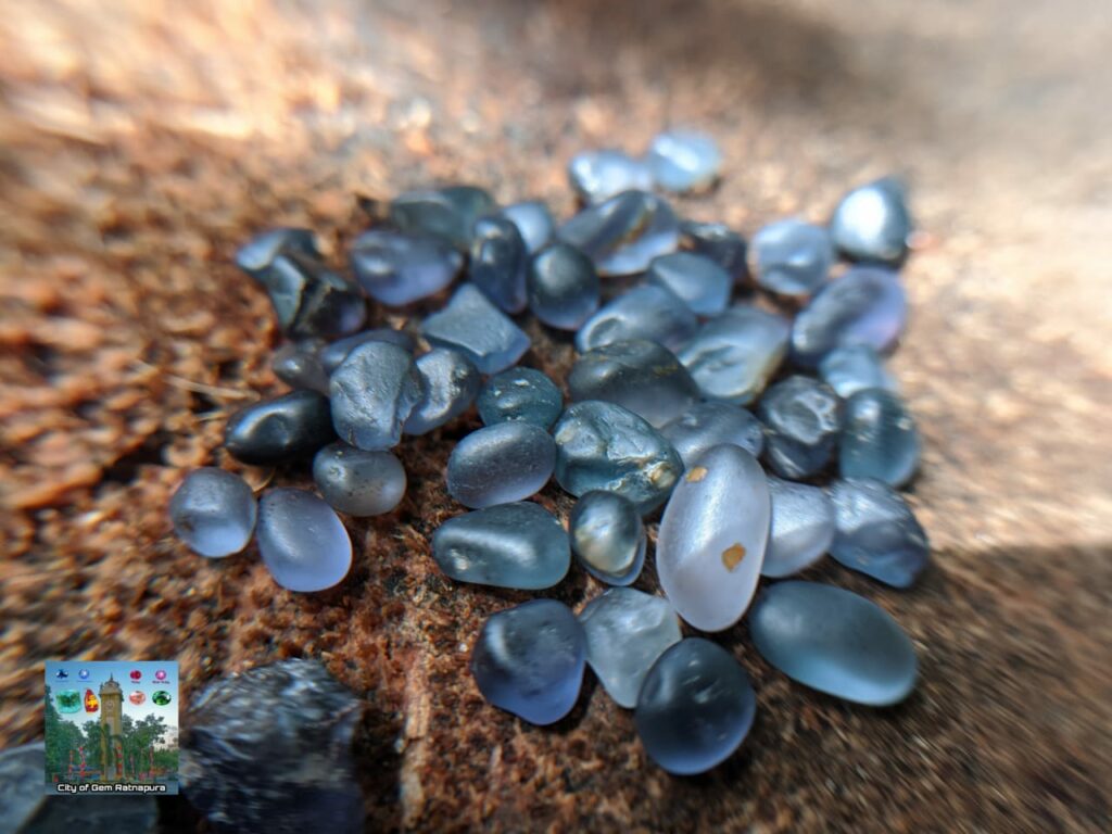 Ceylon Natural Sapphire Trilliant Cut Faceted Stone Collection