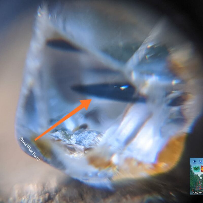 ඔට්ටු Ceylon Natural Heating Sapphire Rough Stone " Athul ottu"