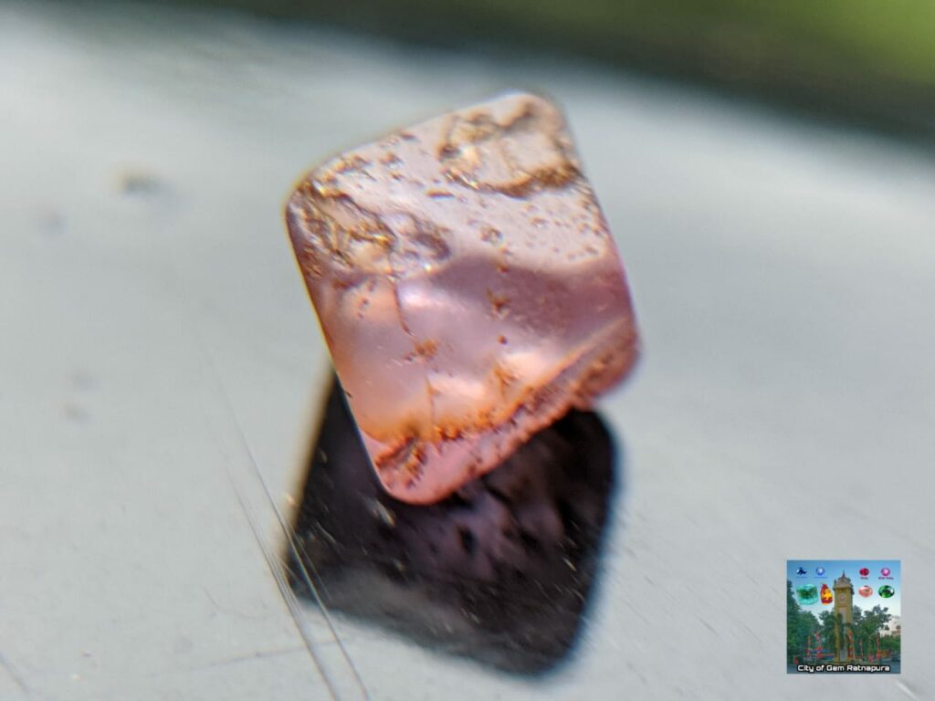 Natural Pink Spinel Complete Cubic Crystal