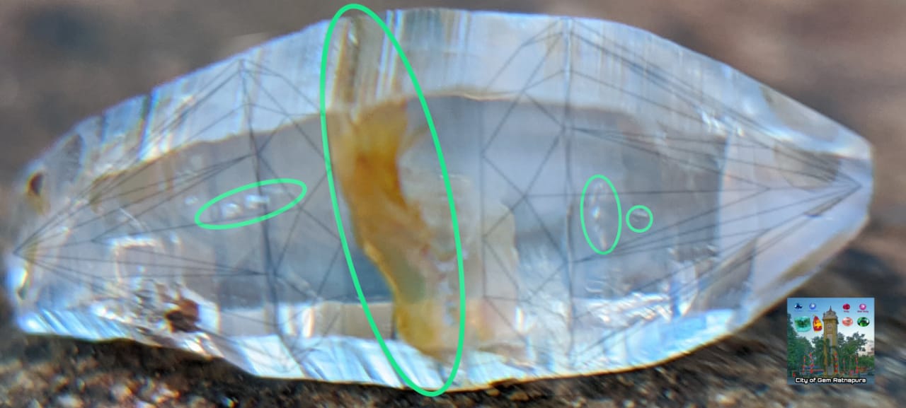 Ceylon Natural Heating Sapphire "Geuda" Glass Body Crystal