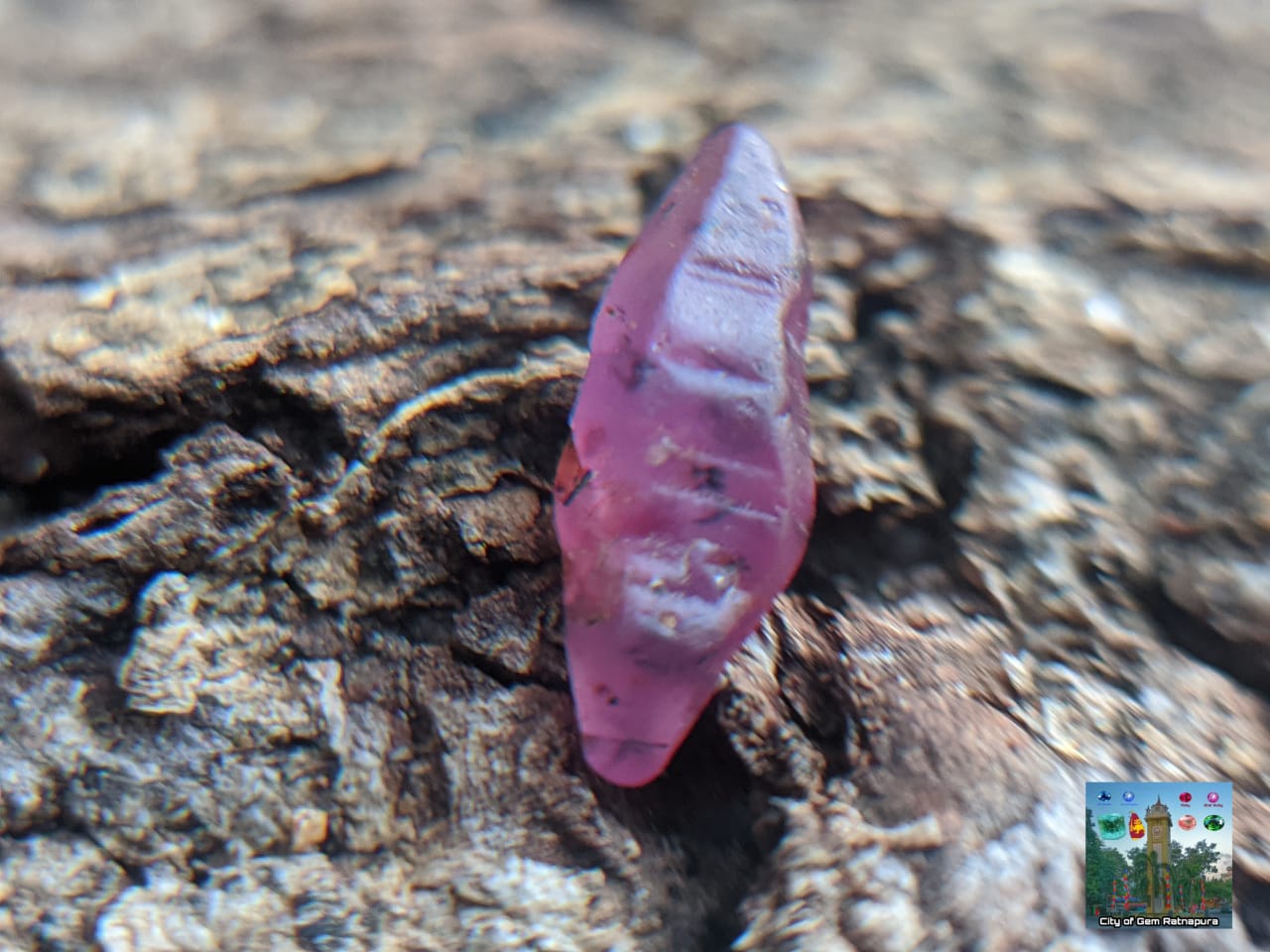Natural Small Sapphire Crystal Couple
