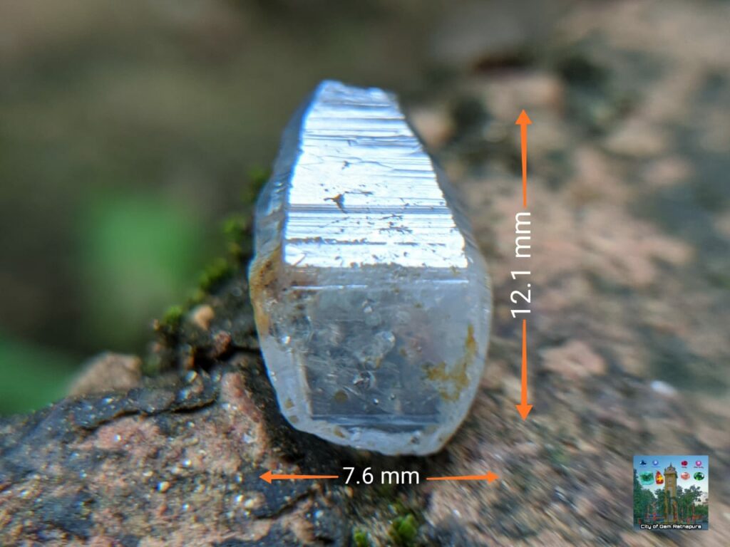 Ceylon Natural Blue Sapphire Glass Body Crystals