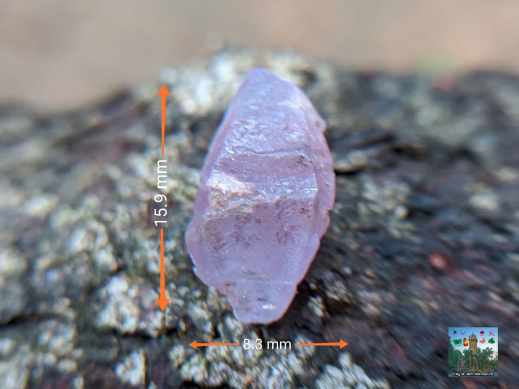 Ceylon Natural Blue Sapphire Glass Body Crystals