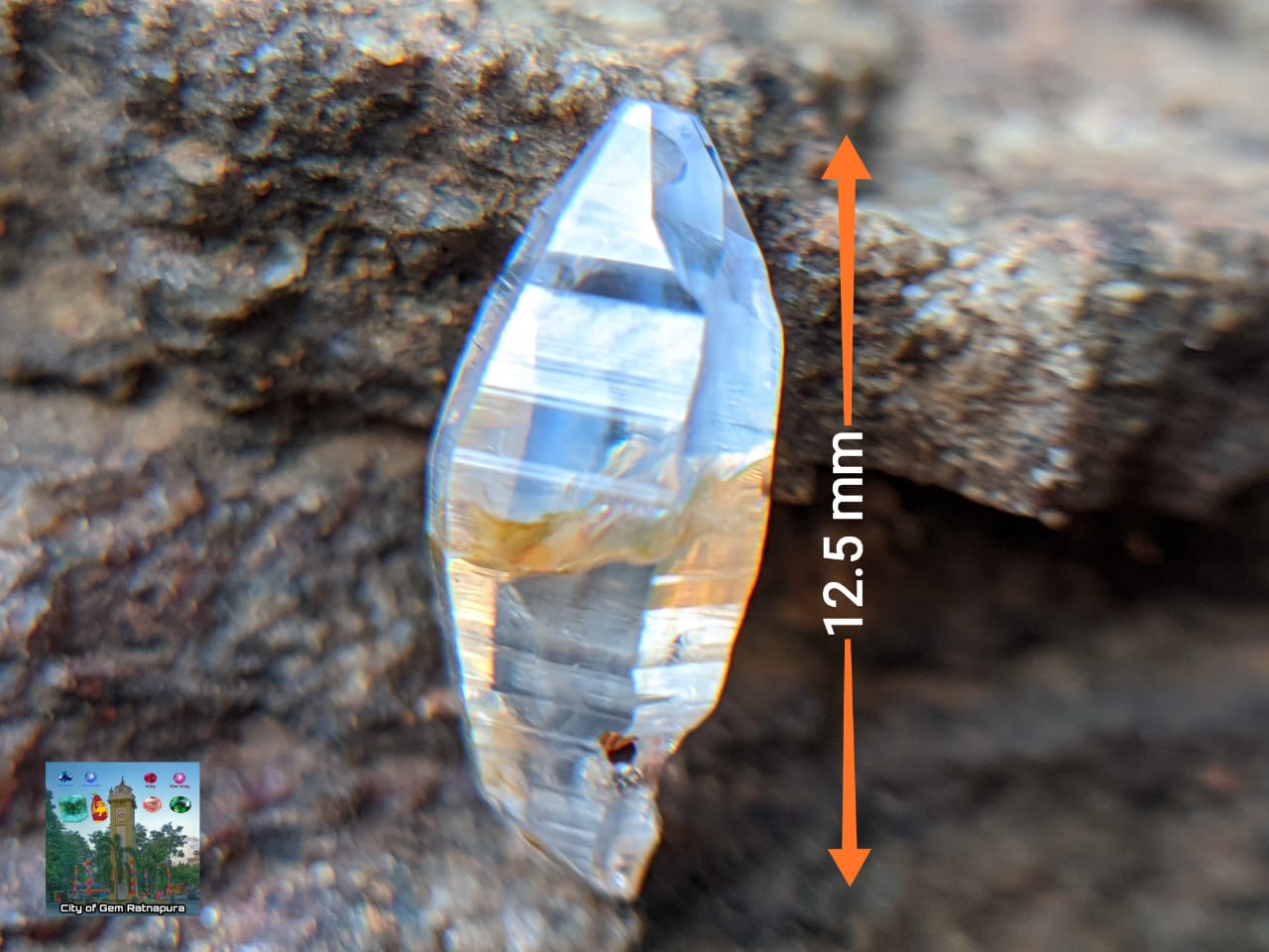 Ceylon Natural Heating Sapphire "Geuda" Glass Body Crystal