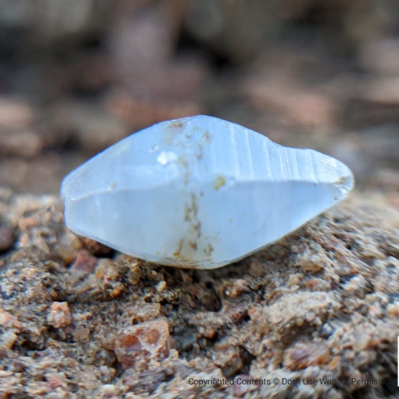 Ceylon Natural "Geuda" Heating Sapphire Terminated Complete Crystal ...