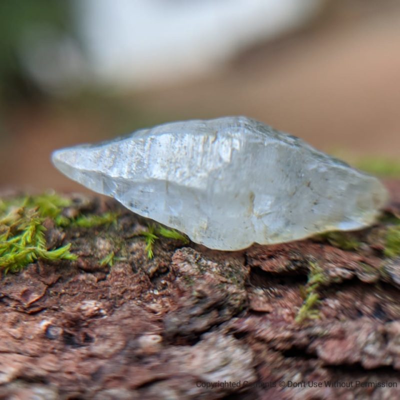 Ceylon Natural Colourless Double Terminated Sapphire Complete Crystal ...