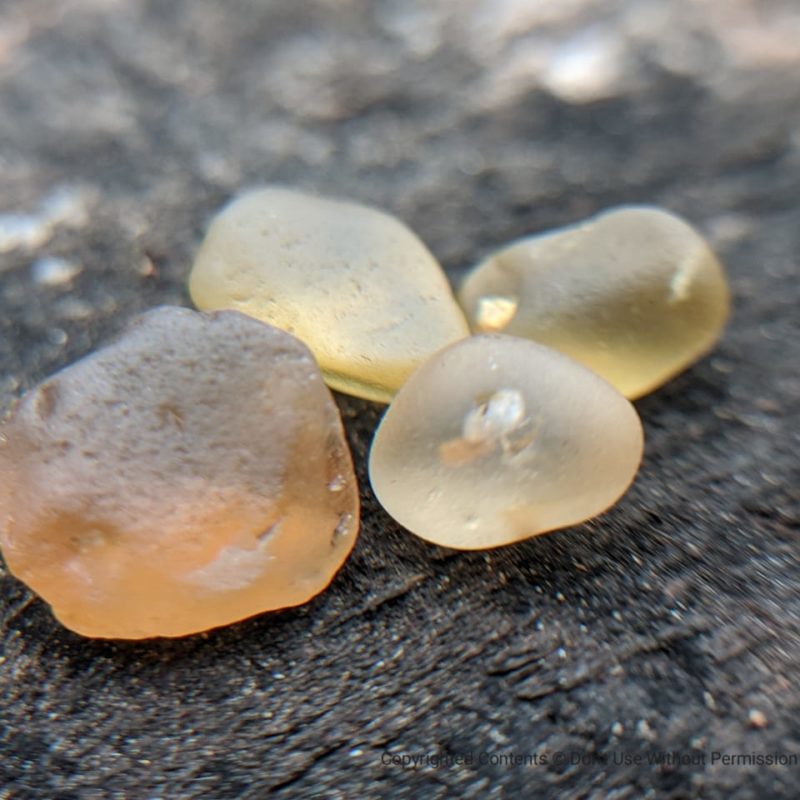 Ceylon Natural Sinhalite Rough Gemstones Lot