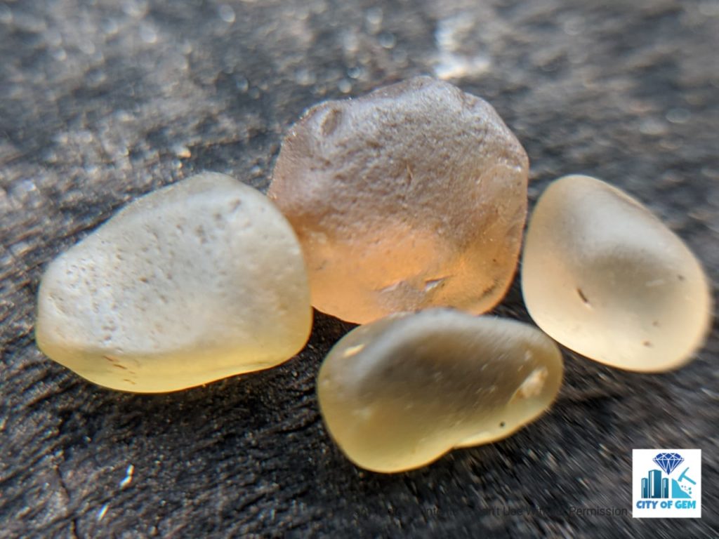 Ceylon Natural Sinhalite Rough Gemstones Lot