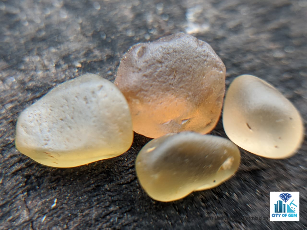 Ceylon Natural Sinhalite Rough Gemstones Lot