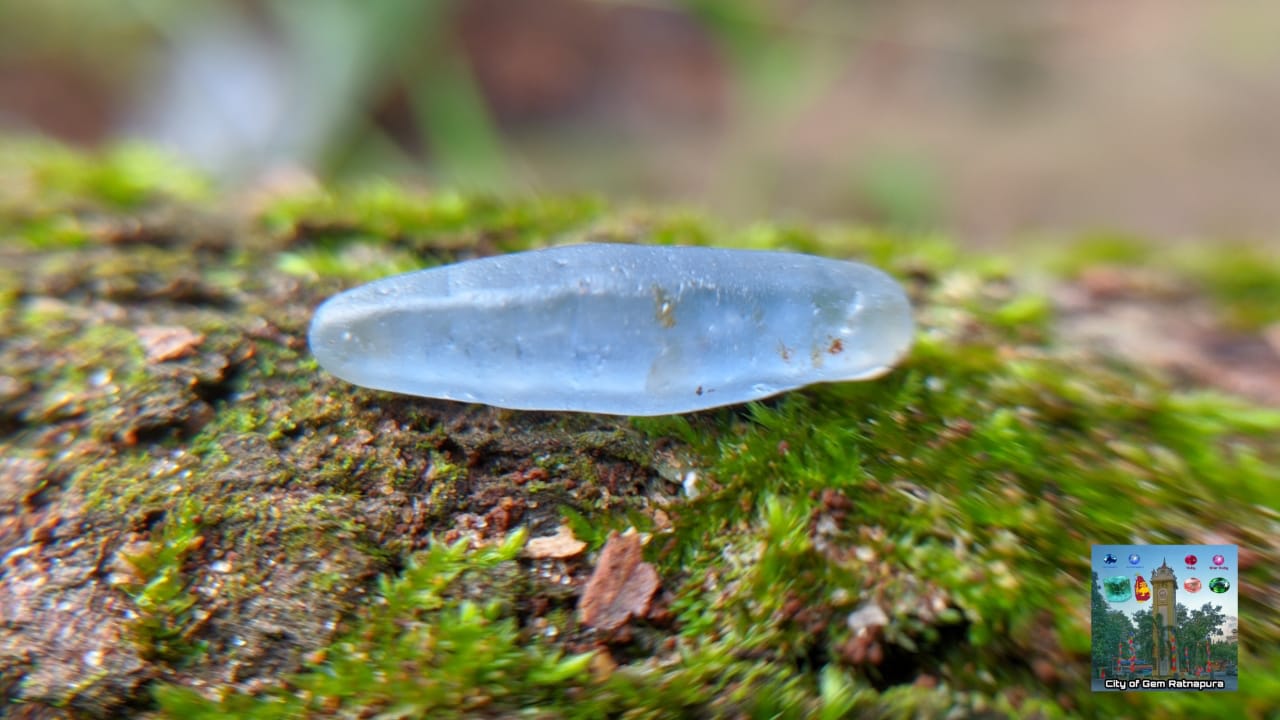 Ceylon Natural Blue Sapphire Alluvial Crystal "Geuda"