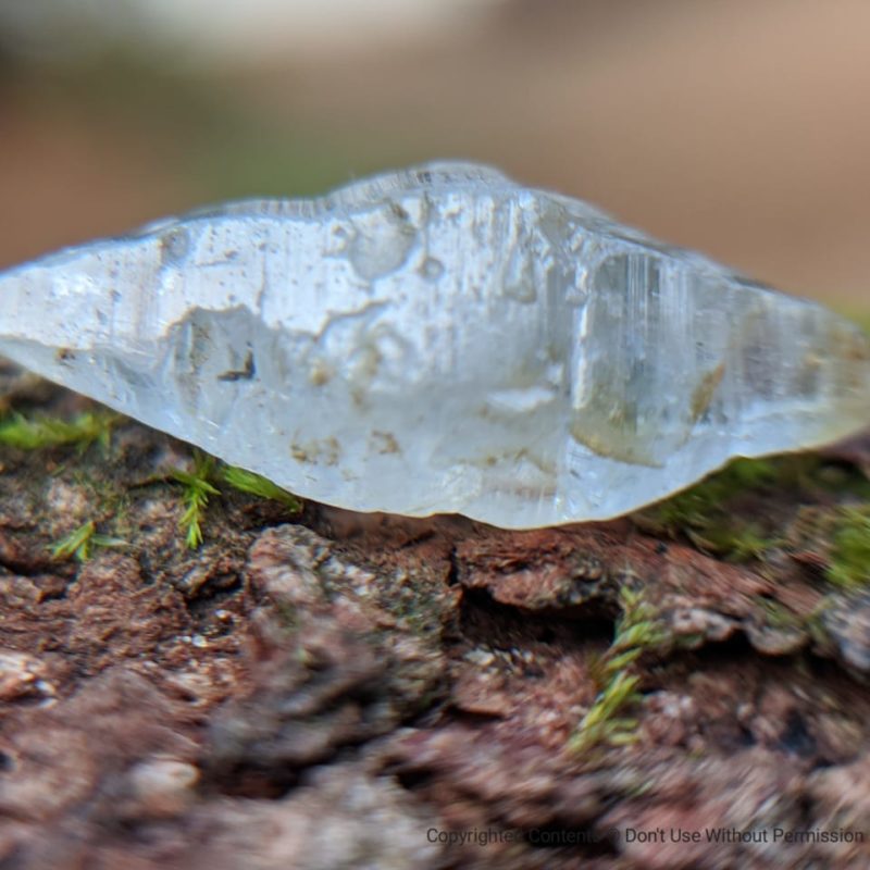 Ceylon Natural Colourless Double Terminated Sapphire Complete Crystal ...