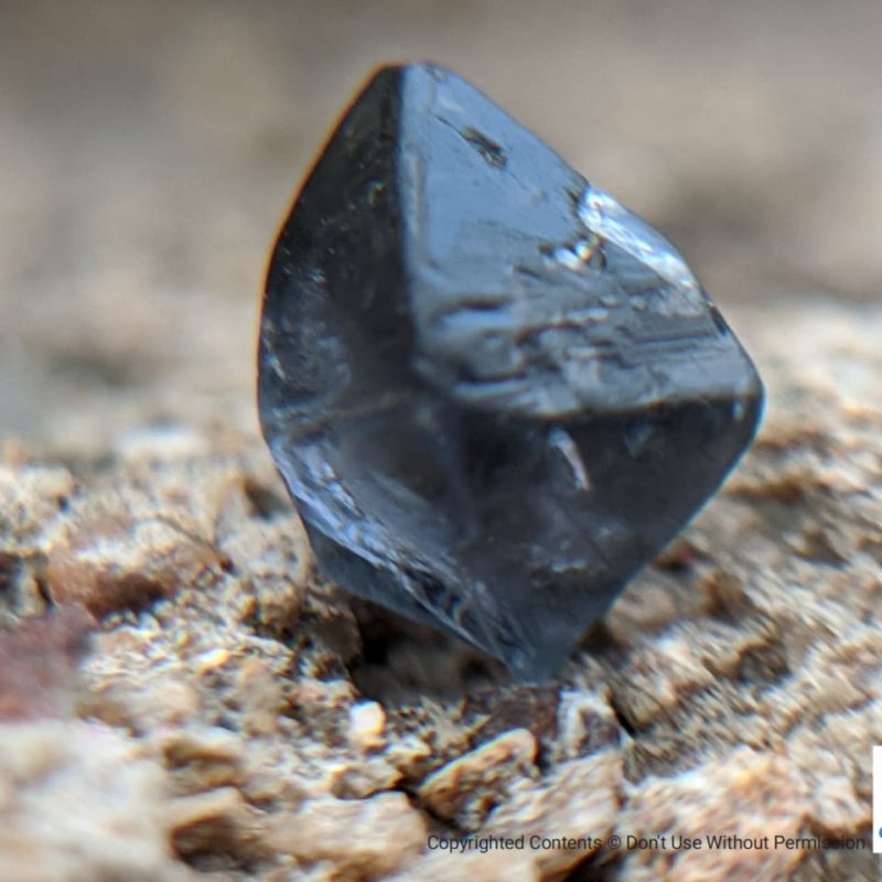 Natural Blue Spinel Complete Crystal