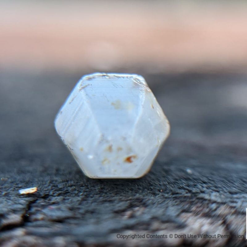 Ceylon Natural "Geuda" Heating Sapphire Terminated Complete Crystal ...