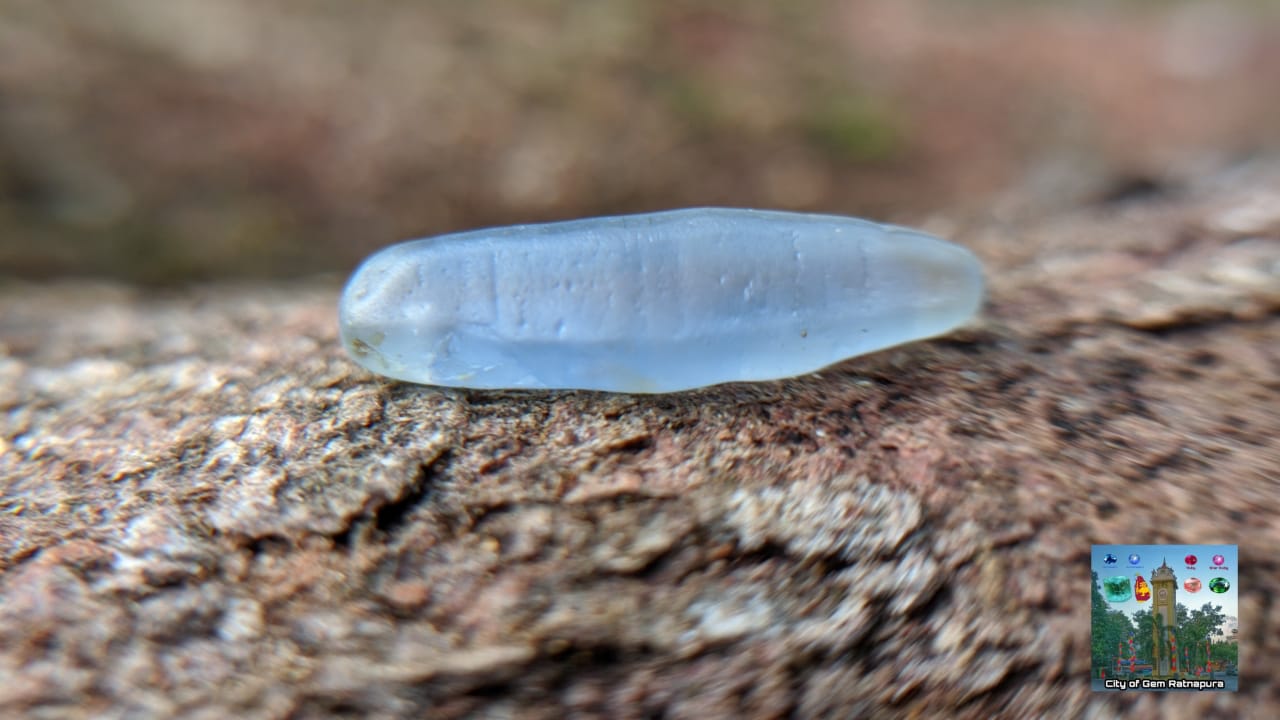 Ceylon Natural Blue Sapphire Alluvial Crystal "Geuda"