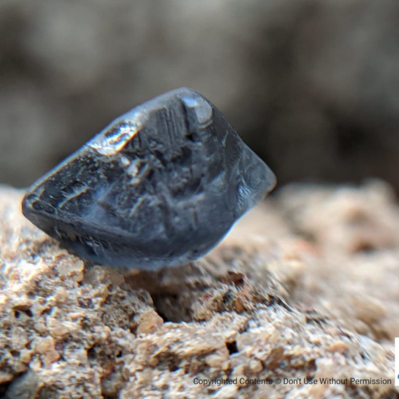 Natural Blue Spinel Complete Crystal