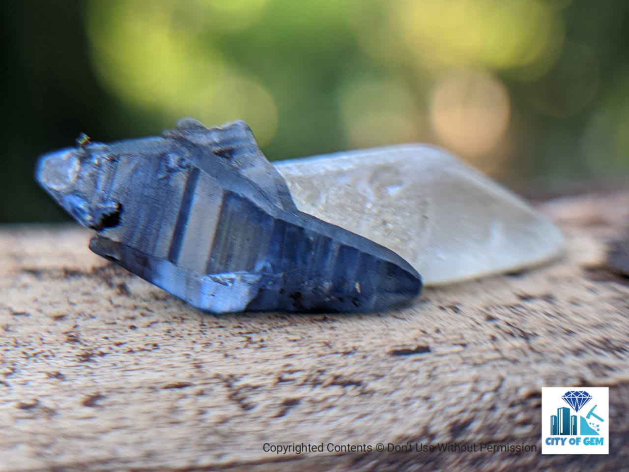 Ceylon Natural Double Terminated Sapphire Complete Crystal Couple ...