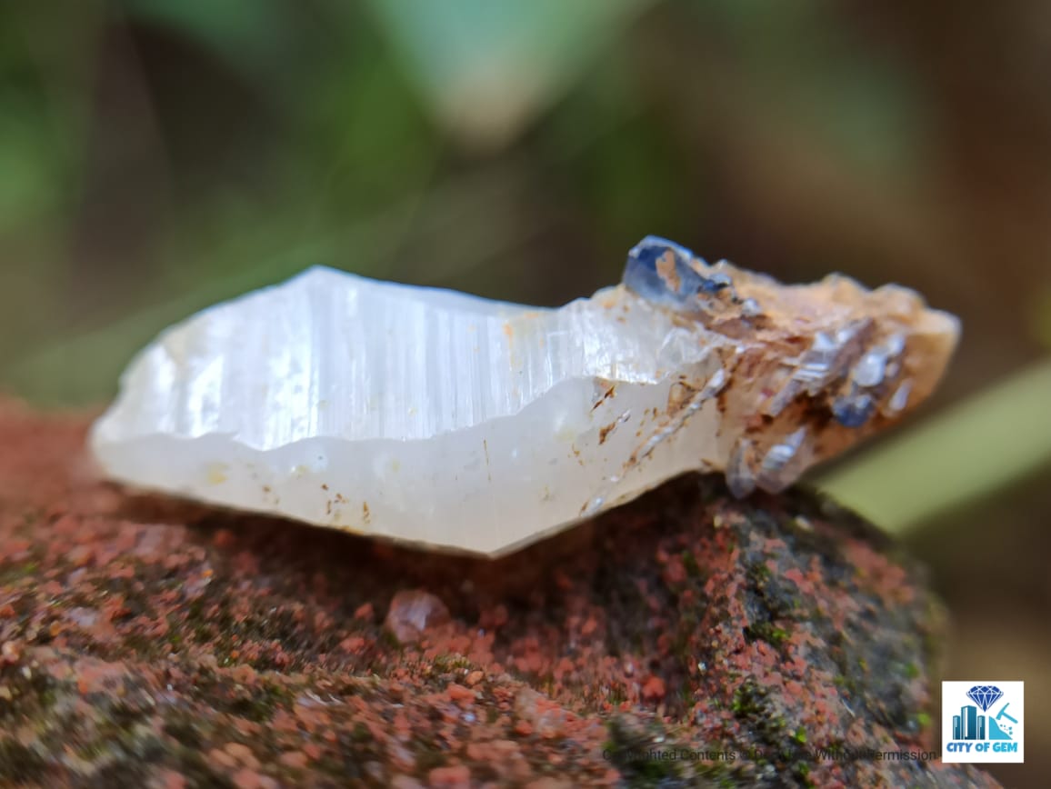 Ceylon Natural Double Terminated Unique Sapphire Milky Geuda Glass body ...