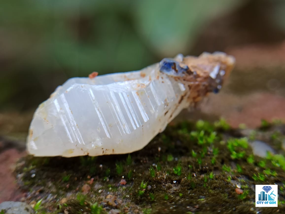 Ceylon Natural Double Terminated Unique Sapphire Milky Geuda Glass body ...