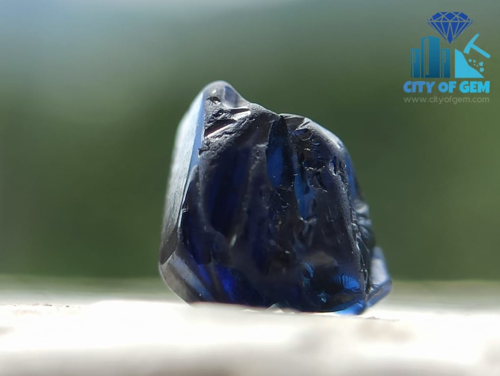 Natural Dark Blue Sappphire Rough Gemstones - Kaka neelam
