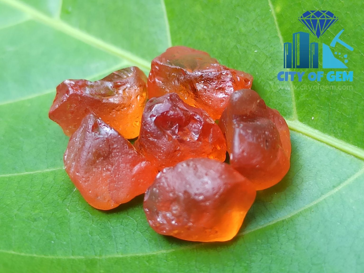 Facet Grade Natural Pink and Red Garnet Alluvial Rough Collection from ...