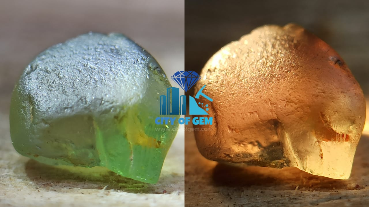 Ceylon Natural Chrysoberyl Alexandrite Rough Gemstones with Alexandrite ...