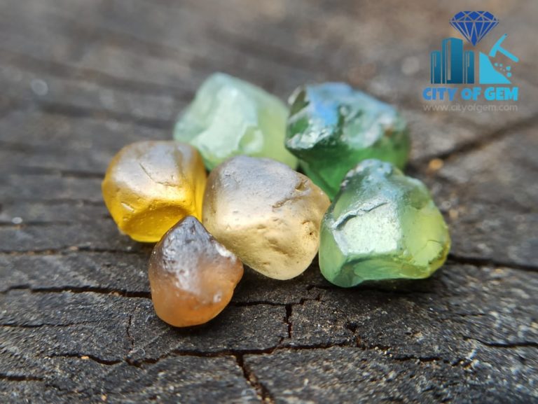 Natural Zircon Raw Gemstones
