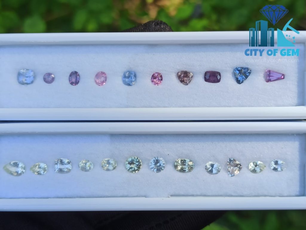 Ceylon Natural Sapphire Cushion & Oval Collection