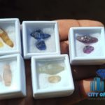 Different Colours of Ceylon Natural Sapphire Crystals with alluvial ...