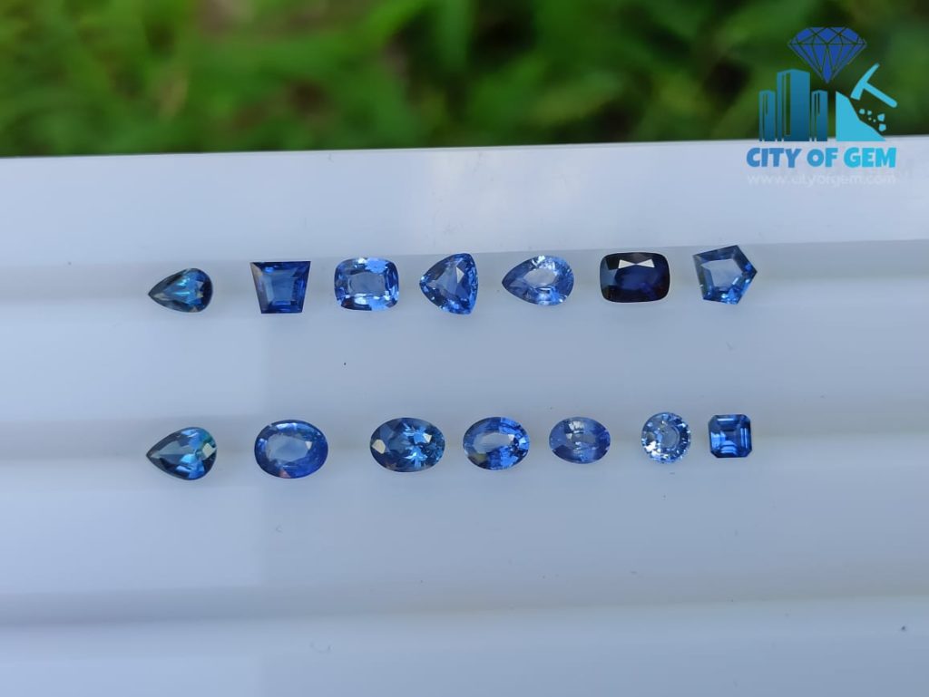 Ceylon Blue Sapphire Collection (H) - Mix Shapes