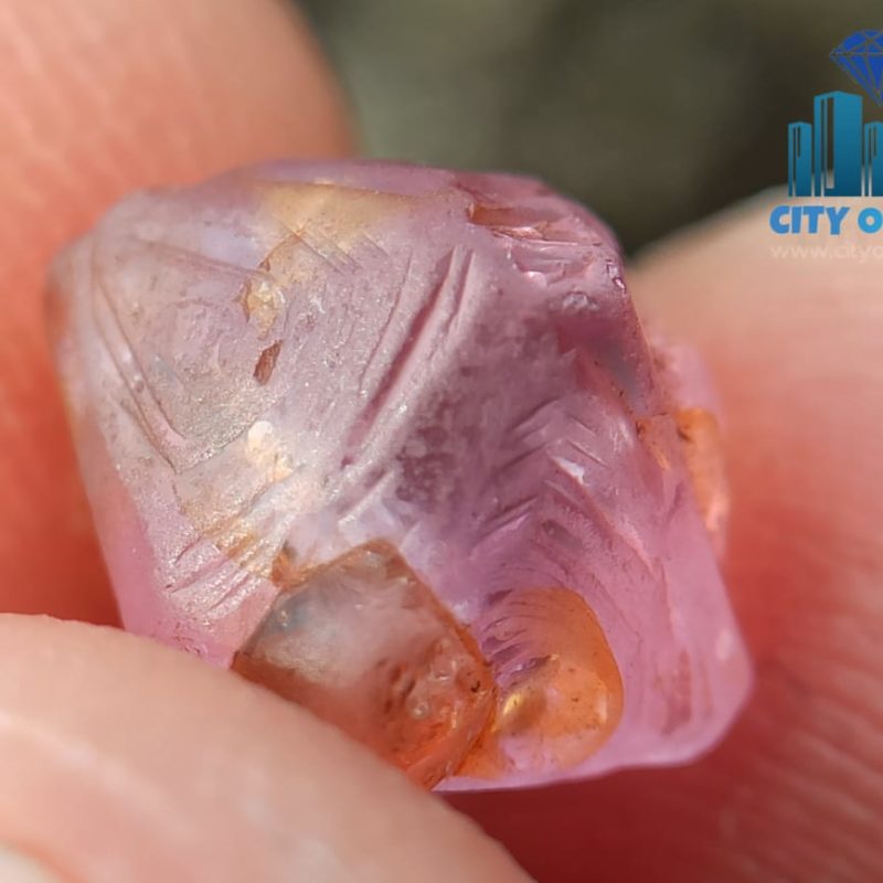 Transparent Natural Pink Spinel Complete Glass Body Crystal with ...