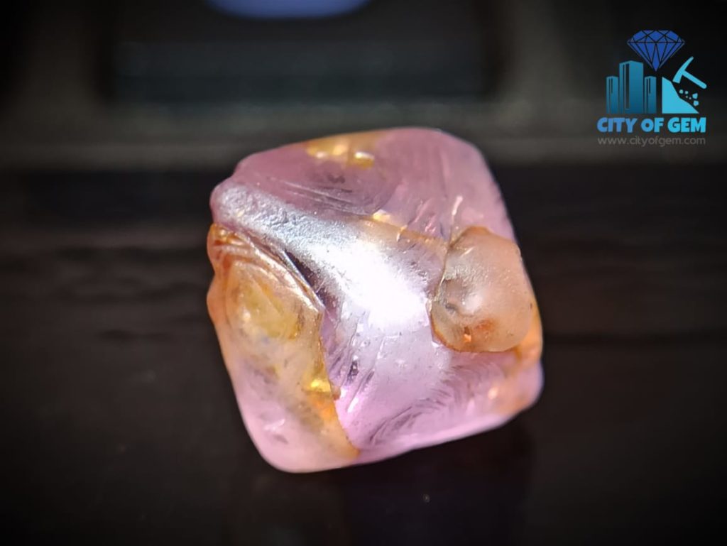 Transparent Natural Pink Spinel Complete Glass Body Crystal with ...