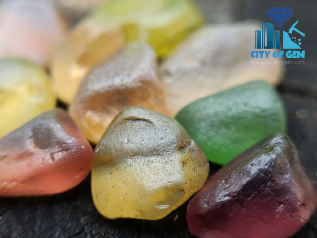 Interesting Colours of Zircon Family - Natural Rough Zircons from Sri ...