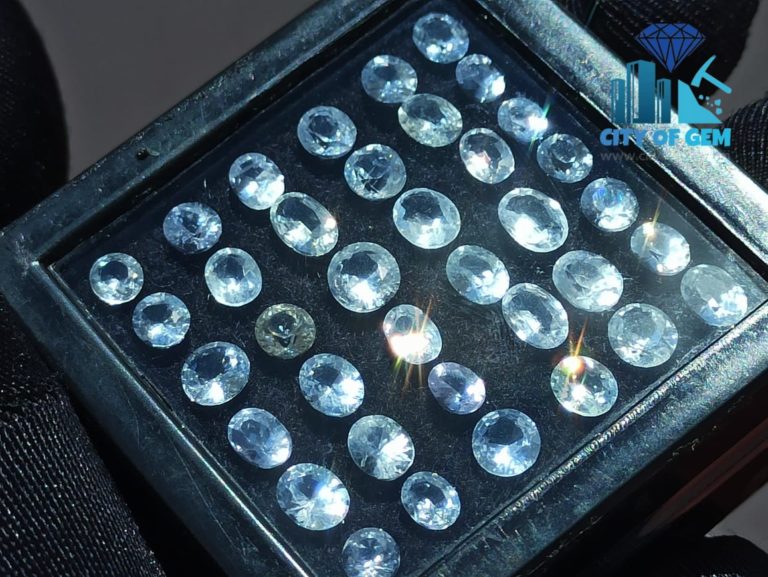 Ceylon White Sapphire Wholesale Faceted Gemstones Lot