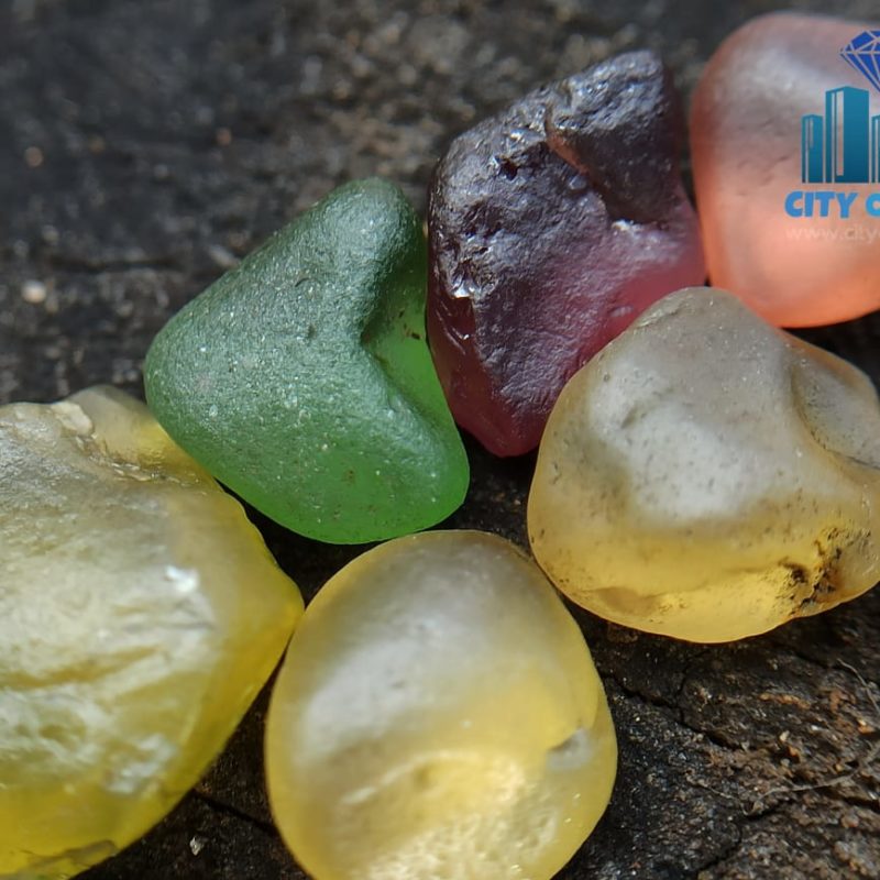 Interesting Colours of Zircon Family - Natural Rough Zircons from Sri ...