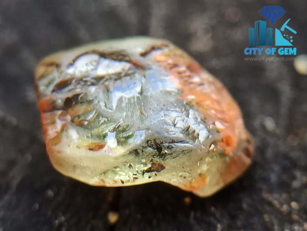 Rare Natural Andalusite Rough Gemstones with strong pleochroism