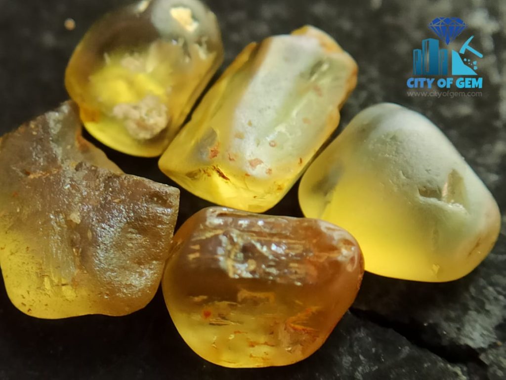 Ceylon Natural Chrysoberyl Rough Gemstones