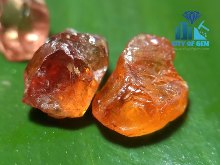 Natural Lotus Garnet, Spessartite Garnet and Hessonite Garnet Mix Lot