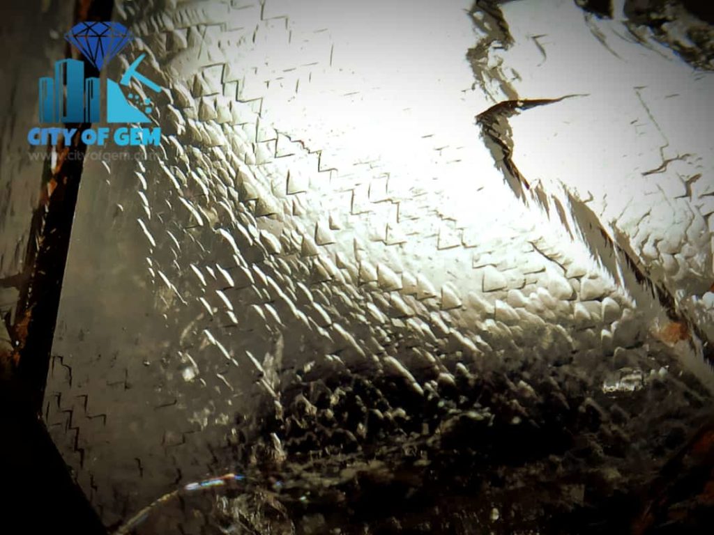 Ceylon Natural Enhydro Quartz Crystal Cluster - Visible 2 moving gass ...