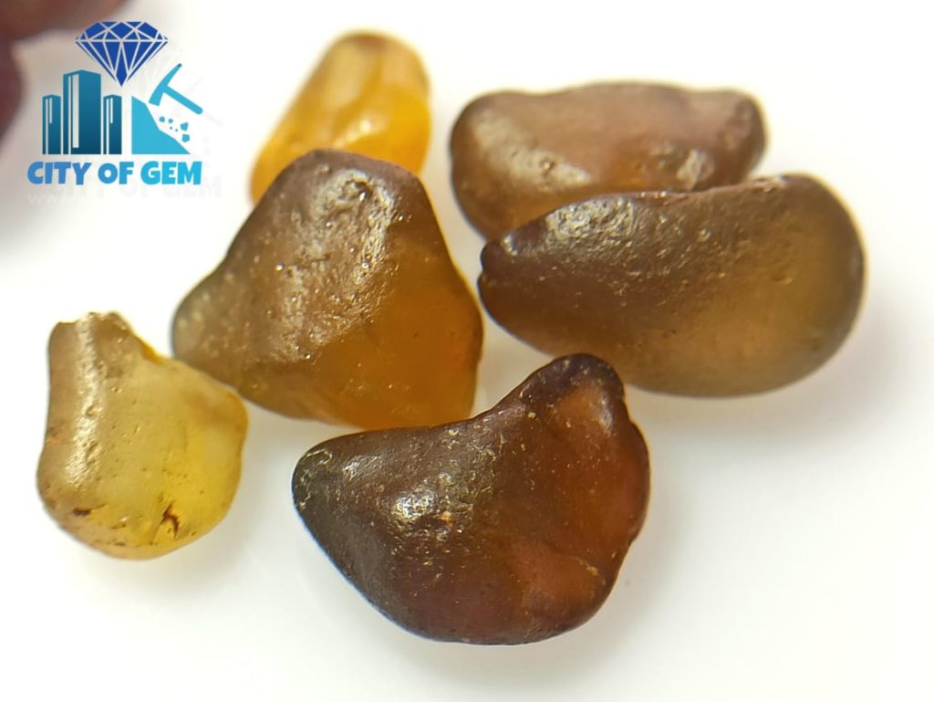 Ceylon Natural Mix Colour Facet Grade Rough Zircon Collection