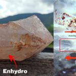 Ceylon Natural Enhydro Quartz Crystal - Visible moving gass bubble