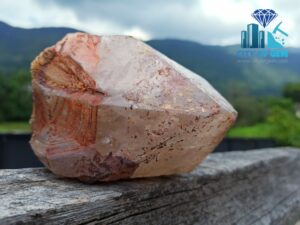 Ceylon Natural Enhydro Quartz Crystal - Visible moving gass bubble