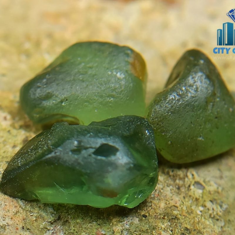 Natural Facet Grade Rough Zircon Collection from Sri Lanka