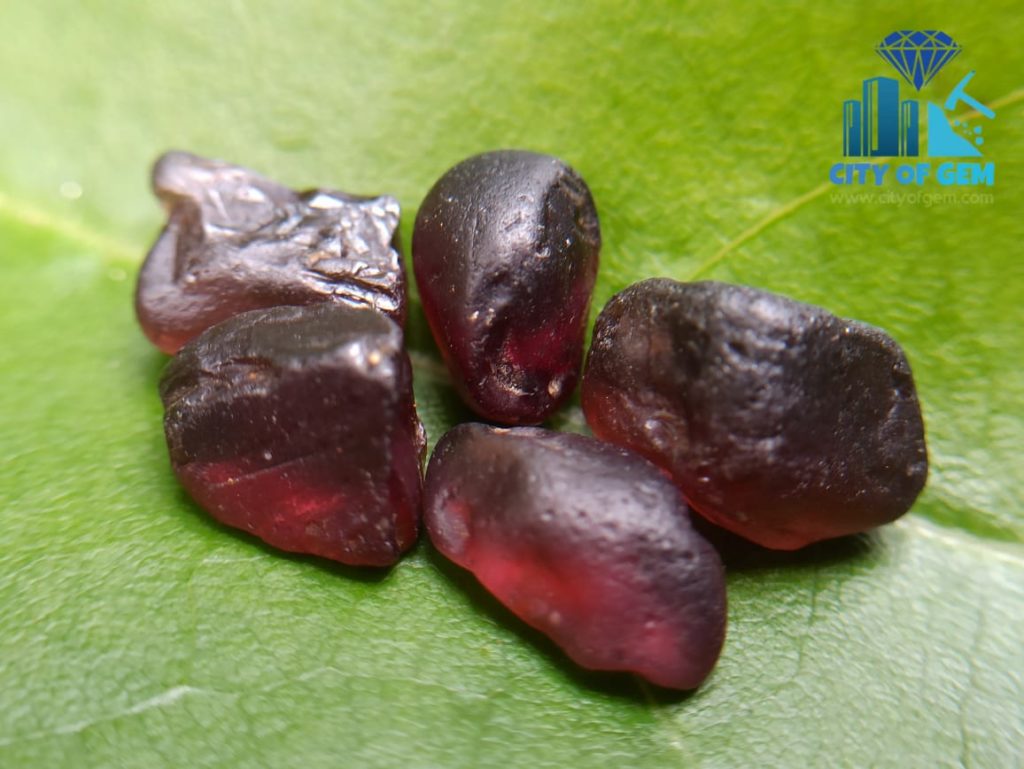 Natural Facet Grade Rough Zircon Collection from Sri Lanka