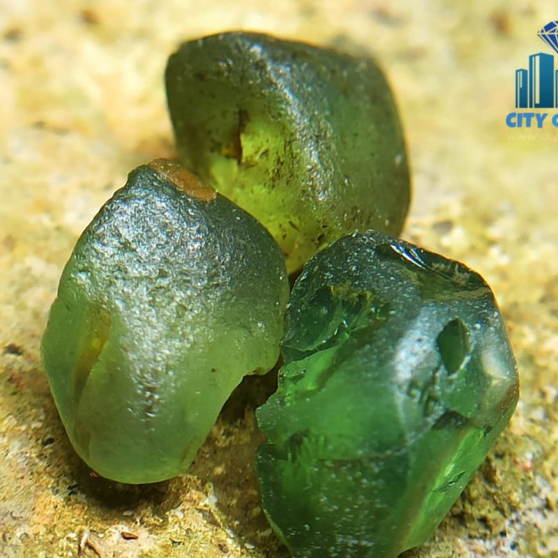 Natural Facet Grade Rough Zircon Collection from Sri Lanka