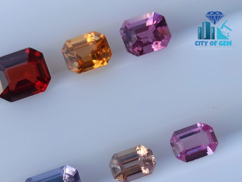 High Quality Ceylon Natural Mix Variety of Octagon Shape Gemstones ...