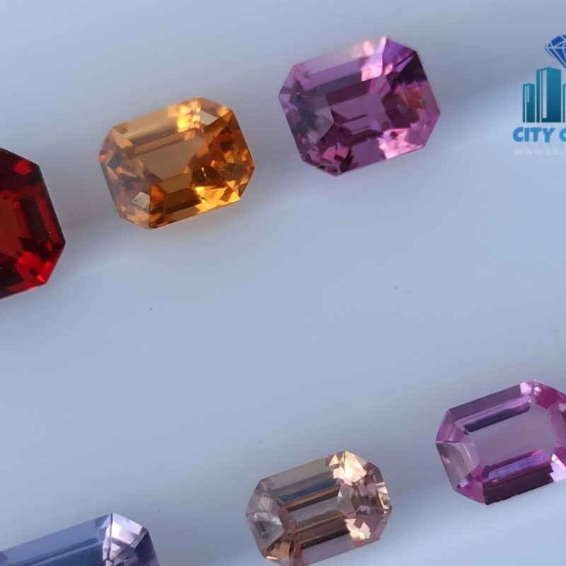 High Quality Ceylon Natural Mix Variety of Octagon Shape Gemstones ...